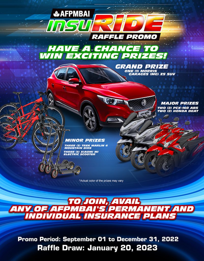 AFPMBAI INSURIDE ANNIVERSARY RAFFLE PROMO - AFPMBAI