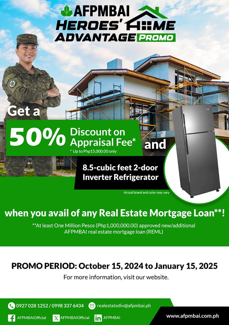 Heroes’ Homes Advantage Promo - AFPMBAI