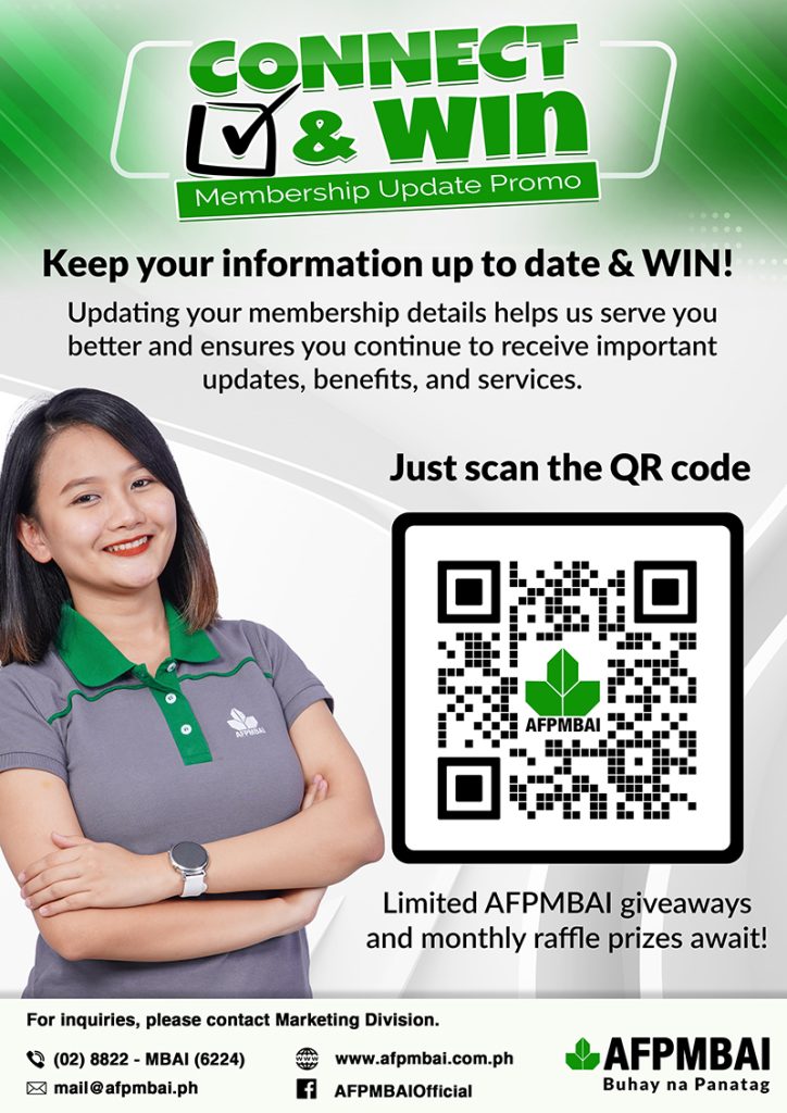 CONNECT & WIN - AFPMBAI Membership Update Promo - AFPMBAI